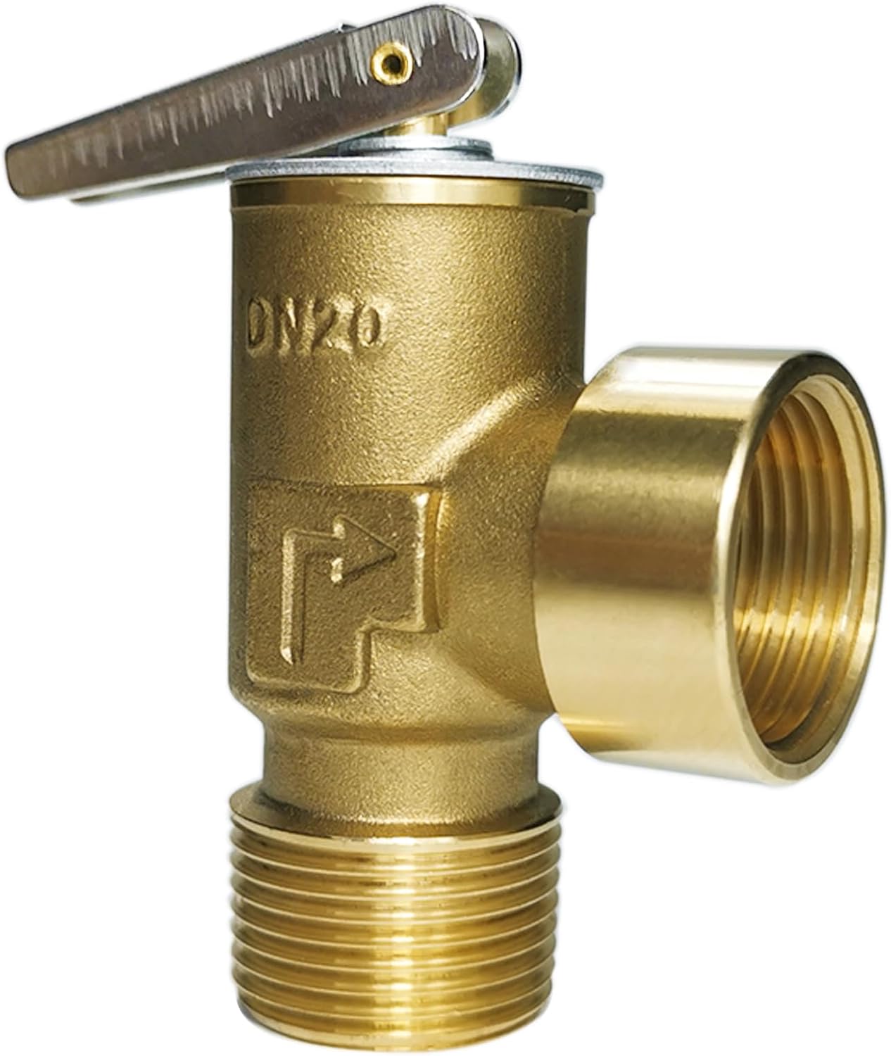 Amazon.com: Set 75 PSI Pressure Relief Valve, Use for Hot Water & Cold ...