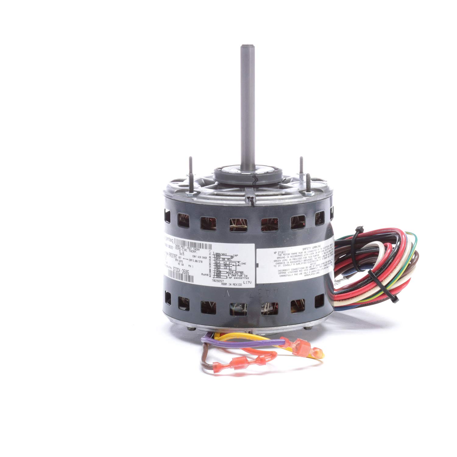 Genteq 3585 genteq 1/3 HP 1075 RPM 3 Speed 115 Volt 48 Frame Direct ...