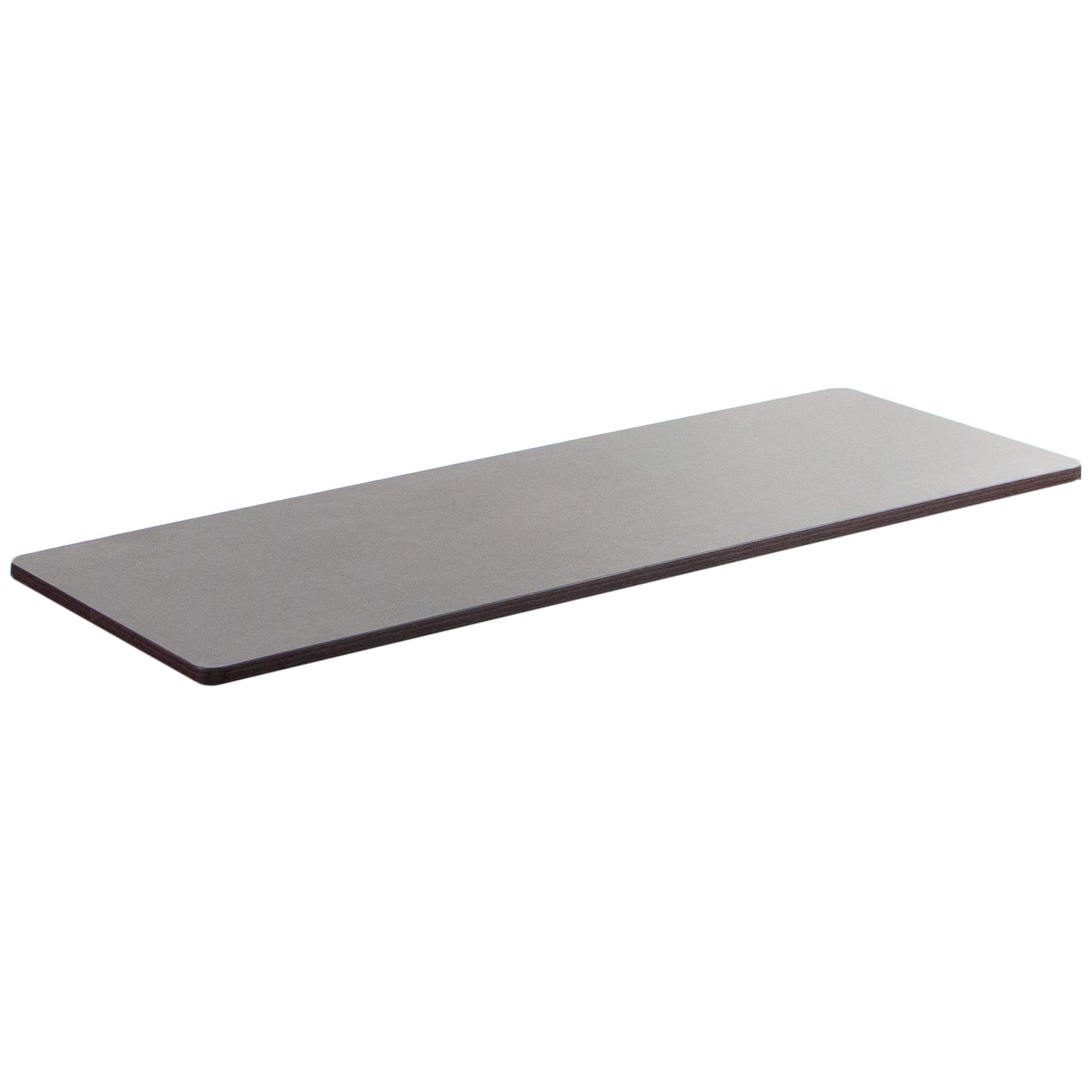 Buy VIVO Espresso 60 x 24 inch Universal Solid One-Piece Table Top for ...