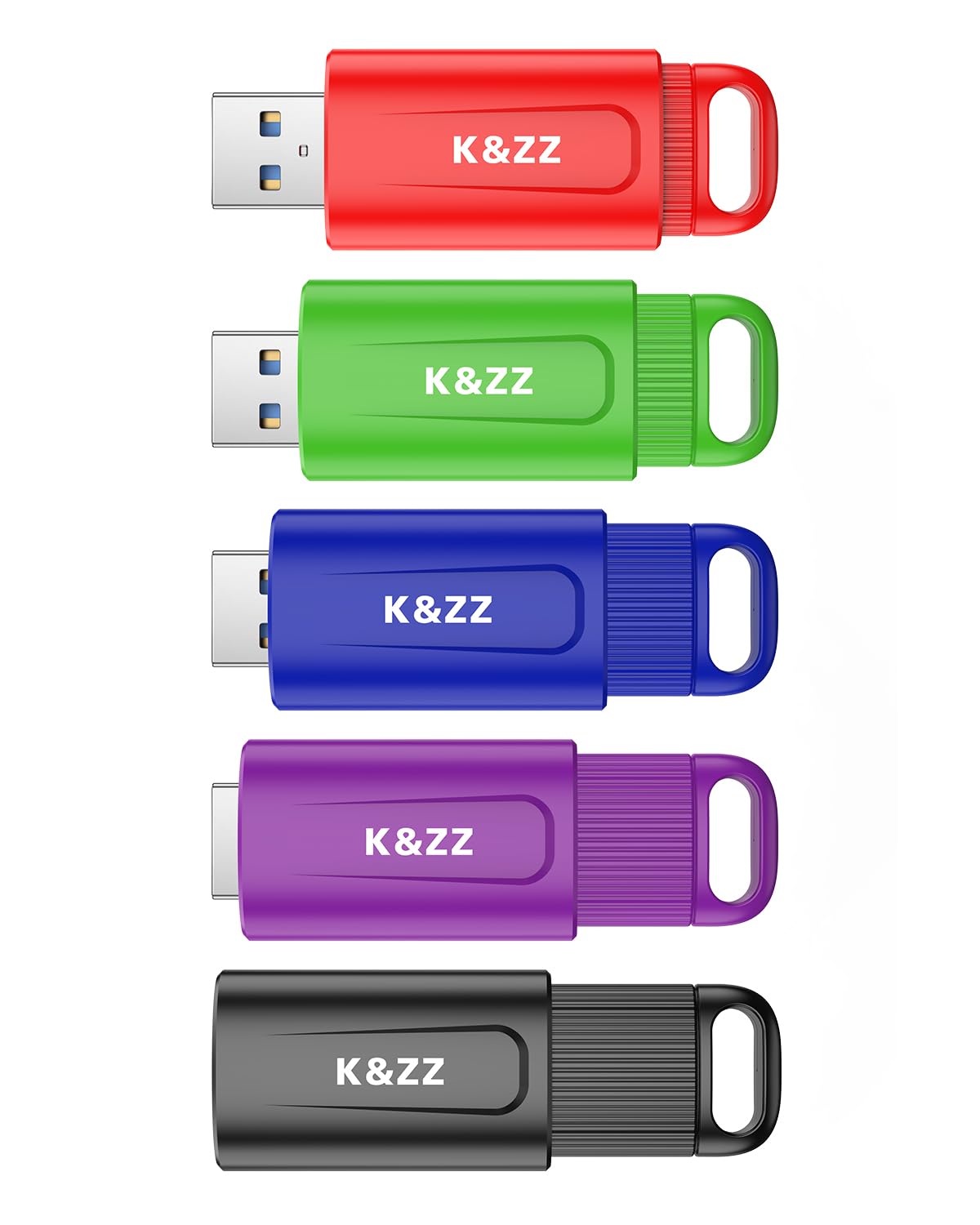 Amazon.com: K&ZZ 32 GB Flash Drive 5 Pack USB Flash Drives 32GB USB 3.0 ...