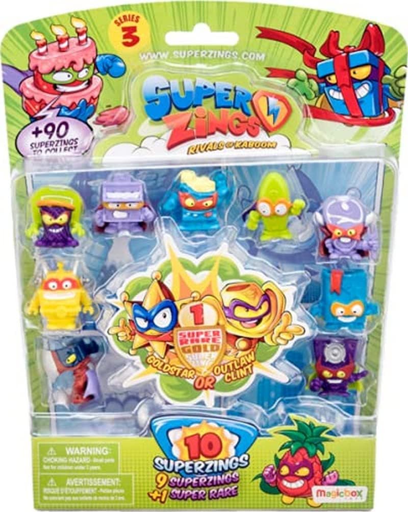 SUPERTHINGS Series 3 – Blister pack 10 SuperThings (Including 1 golden ...