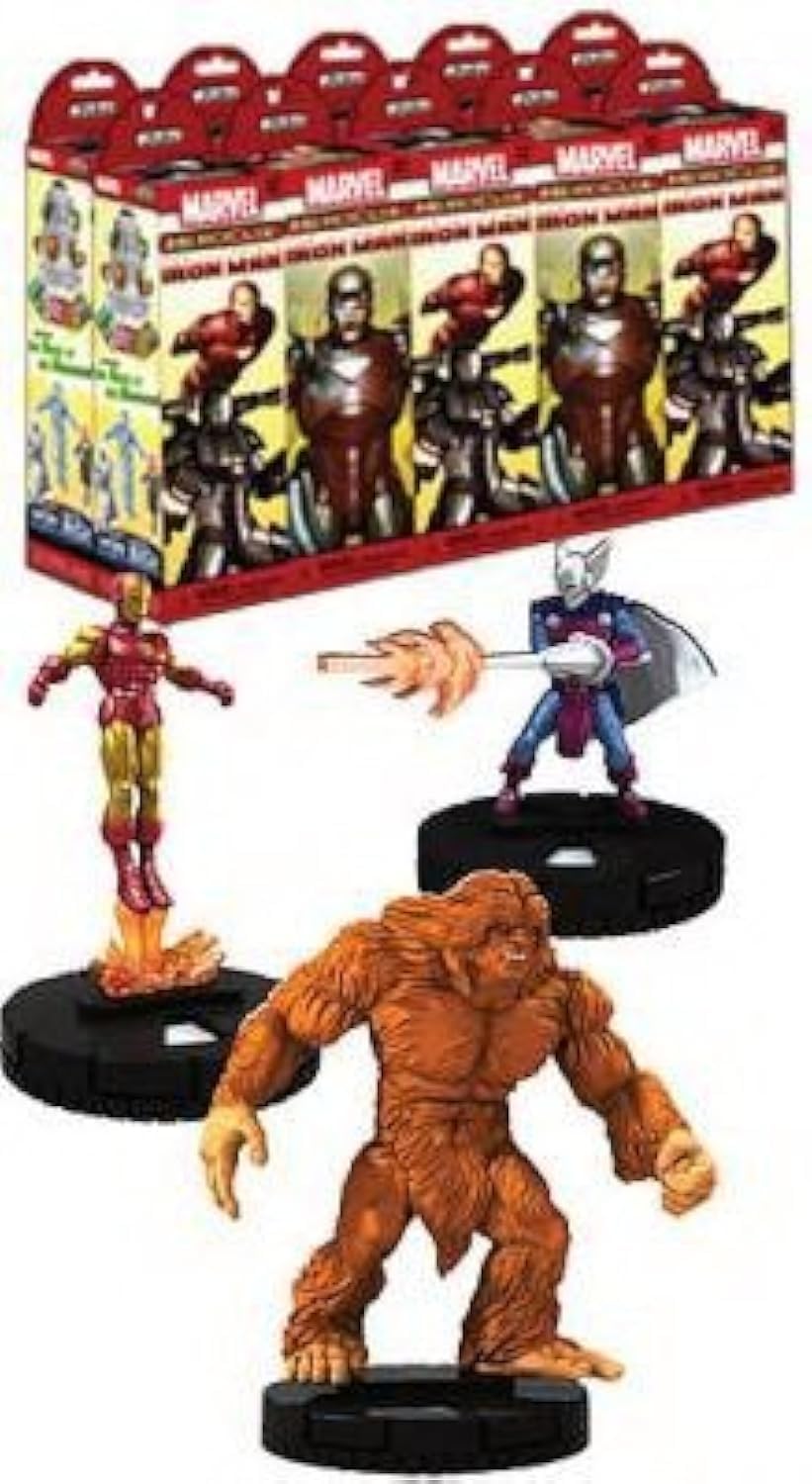 Amazon.com: Marvel HeroClix: Invincible Iron Man Booster Brick (10) by ...