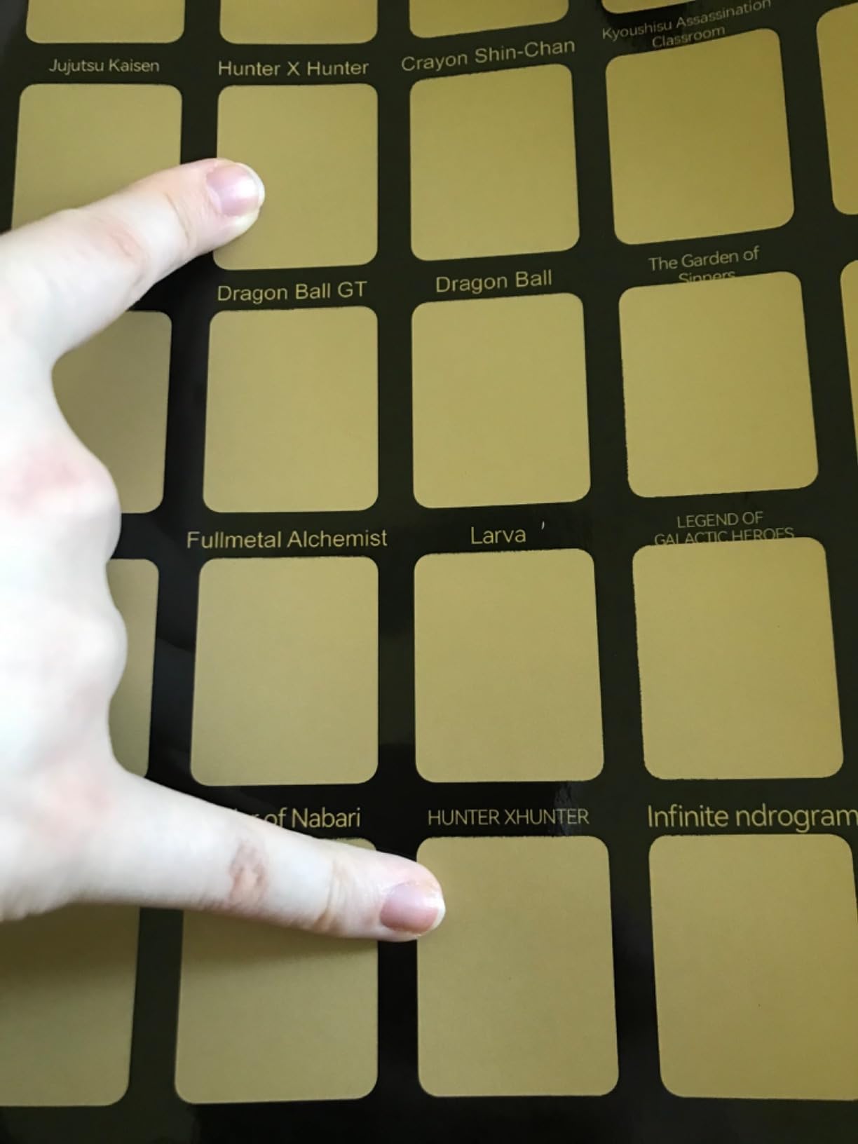 KITRDOOR Anime Posters - Top 100 Anime Scratch Off Poster| Japanese ...