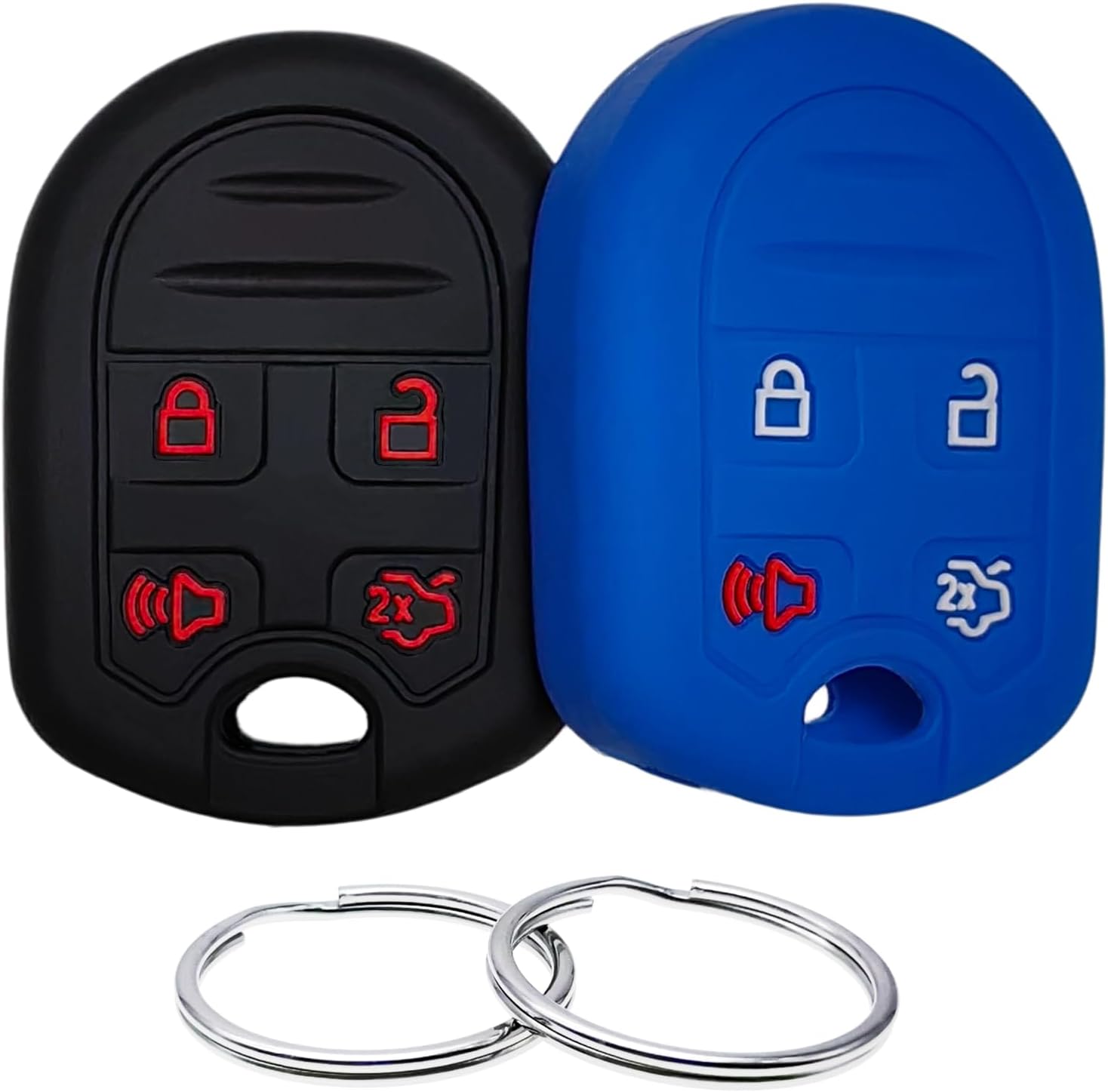 Amazon.com: REPROTECTING Silicone Rubber Key Fob Cover Compatible with ...
