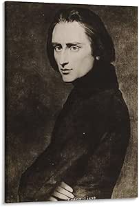 Amazon.com: YASHANSHAN Composer Pianist Conductor Franz Liszt Poster ...