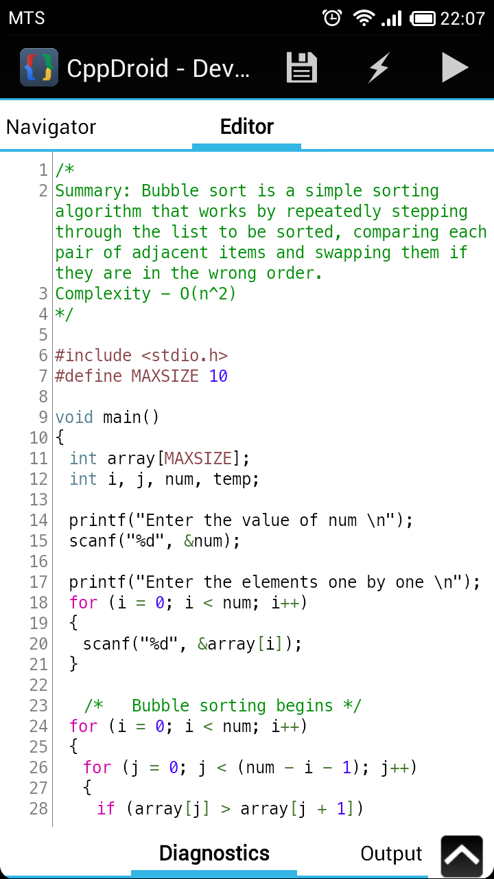 CppDroid: app su Amazon Appstore