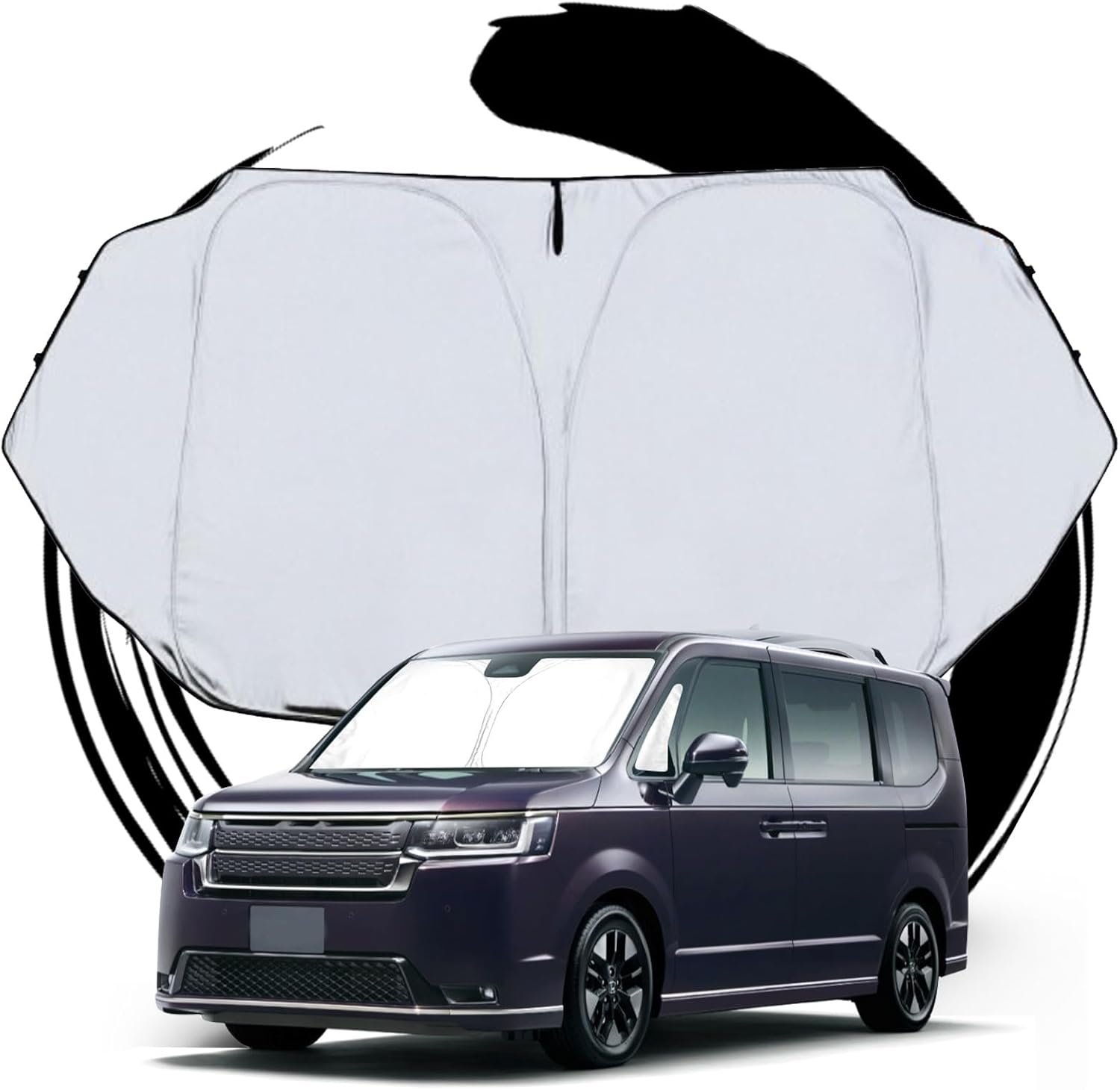 Amazon | ruiya ホンダ ステップワゴン rp5 rp4 rp3 rp2 rp1 専用 サンシェード フロントガラス用 パラソル 車用サンシェード UVカット 日よけ rp5 車中 ...