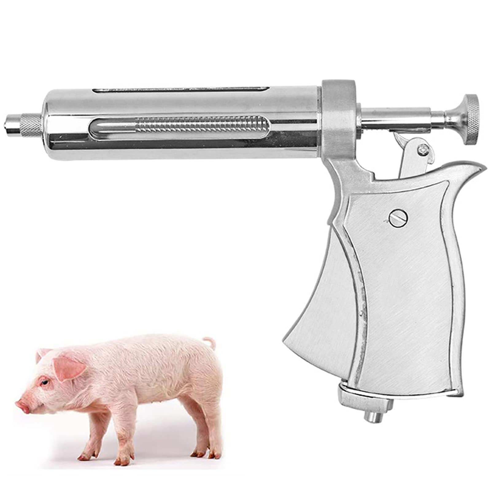 Buy WSXKA 50ml Continuous Livestock Syringe, Semi Automatic Adjustable ...