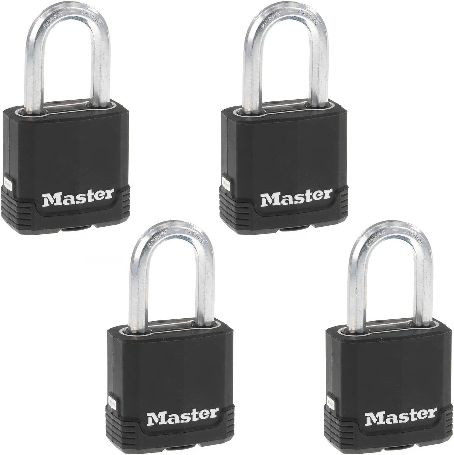 Master Lock 312TRI Laminated Padlock with Key & Thermoplastic Shell ...