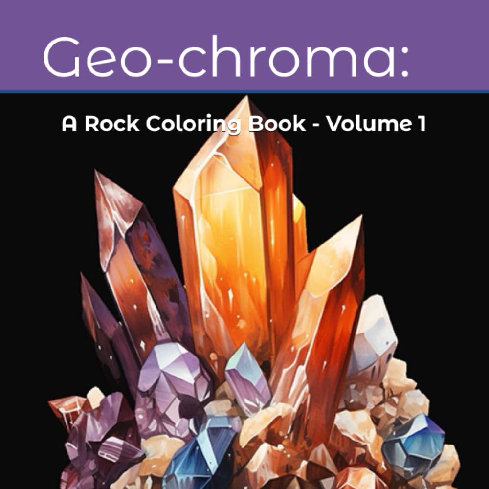 Amazon.com: Geo-chroma: A Rock Coloring Book: 9798850931575: Bandrui ...