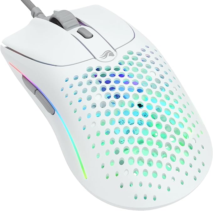 Glorious Model O 2: White Gaming Mouse (Wired), Lightweight (58g), Best ...