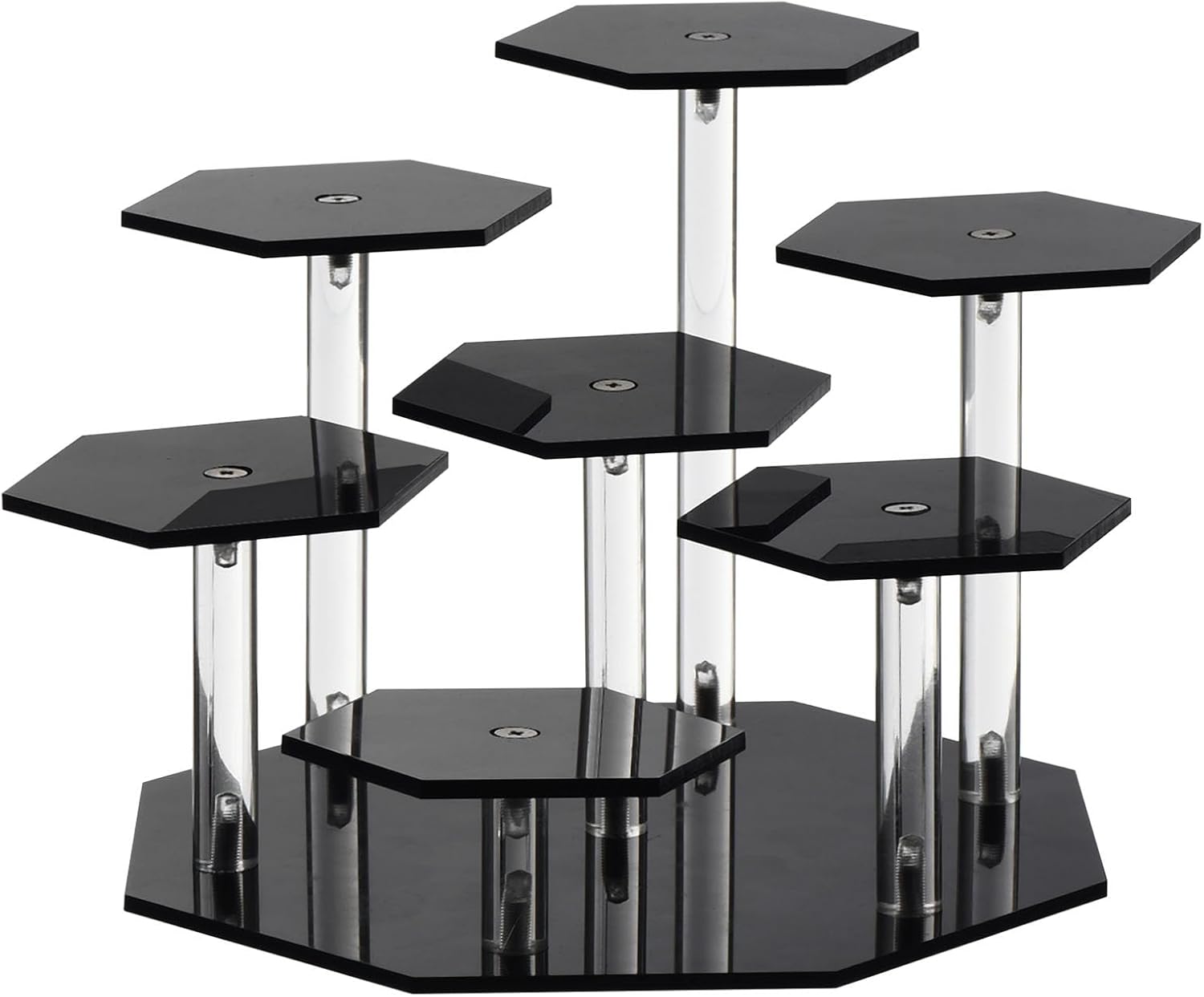 Amazon.com: uxcell Acrylic Display Stand For Figures, 7-Tier Acrylic ...