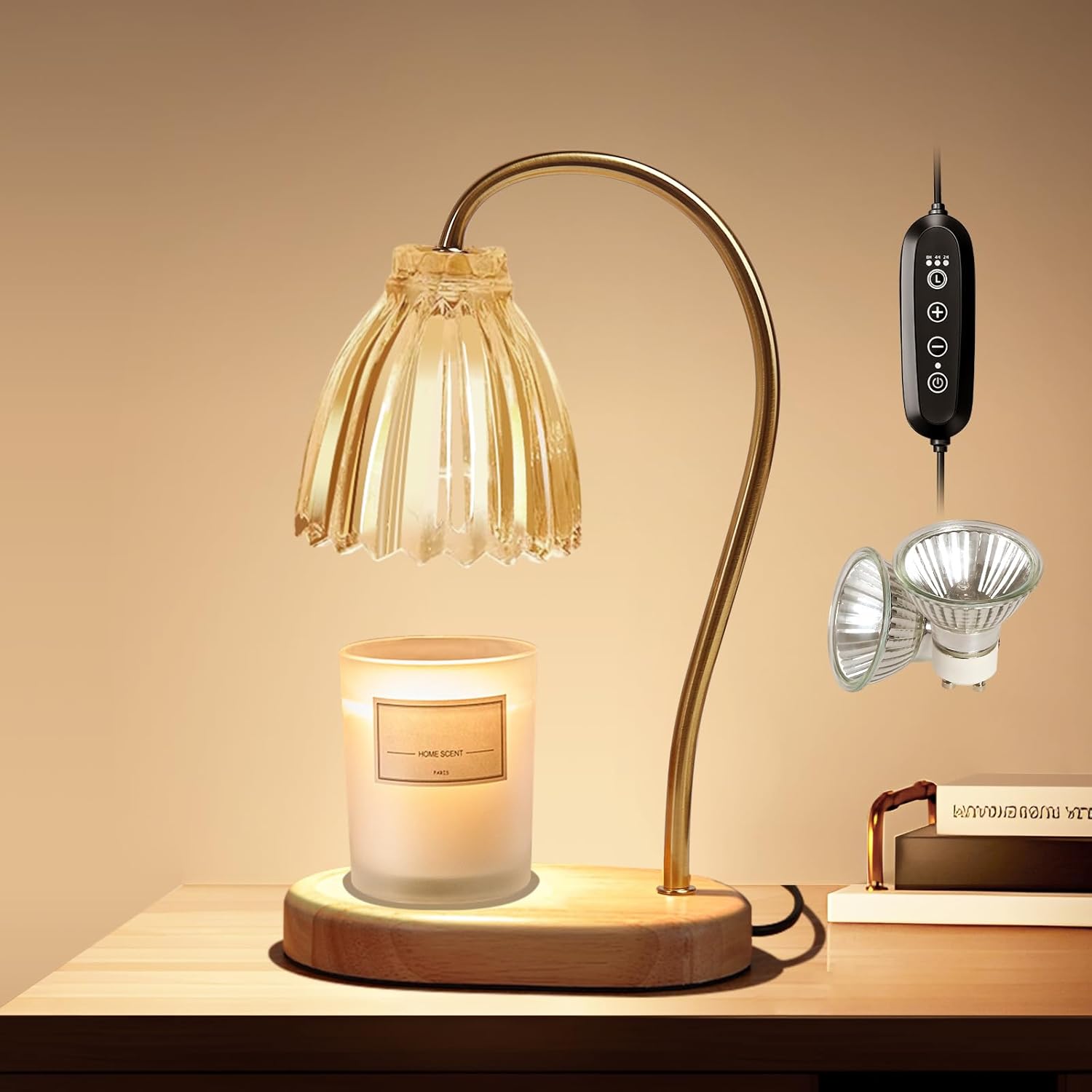 Amazon.com: SAIMAND Candle Warmer Lamp with Timer & 3 Levels of ...