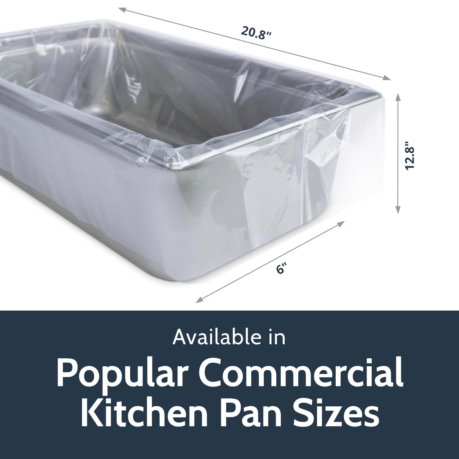 Snapklik.com : PanSaver Hotel Clear Pan Liners For Easy Clean Up ...