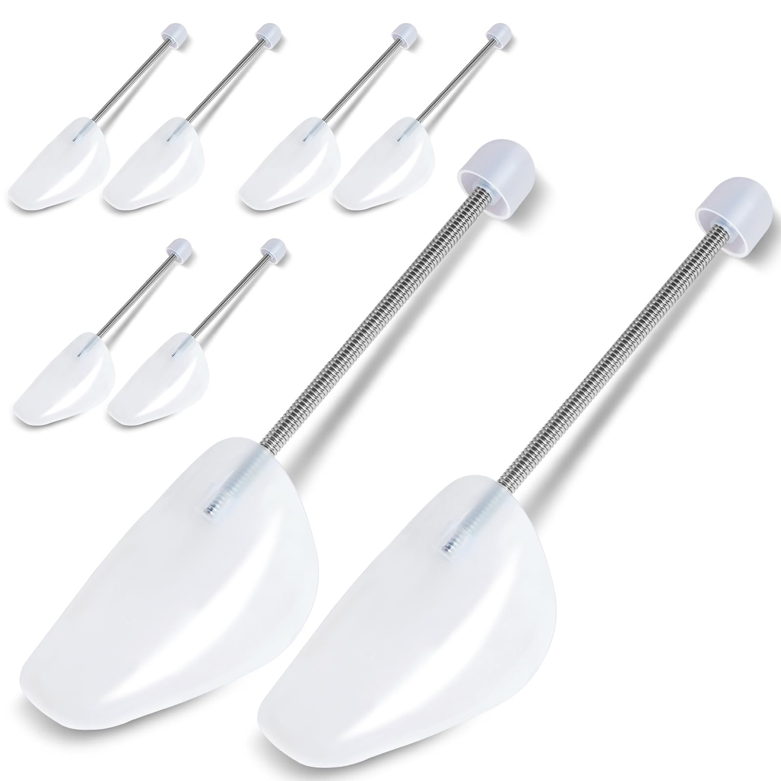 Solvant 4 Paar Schuhspanner, Schuhdehner aus Kunststoff, Transparente ...