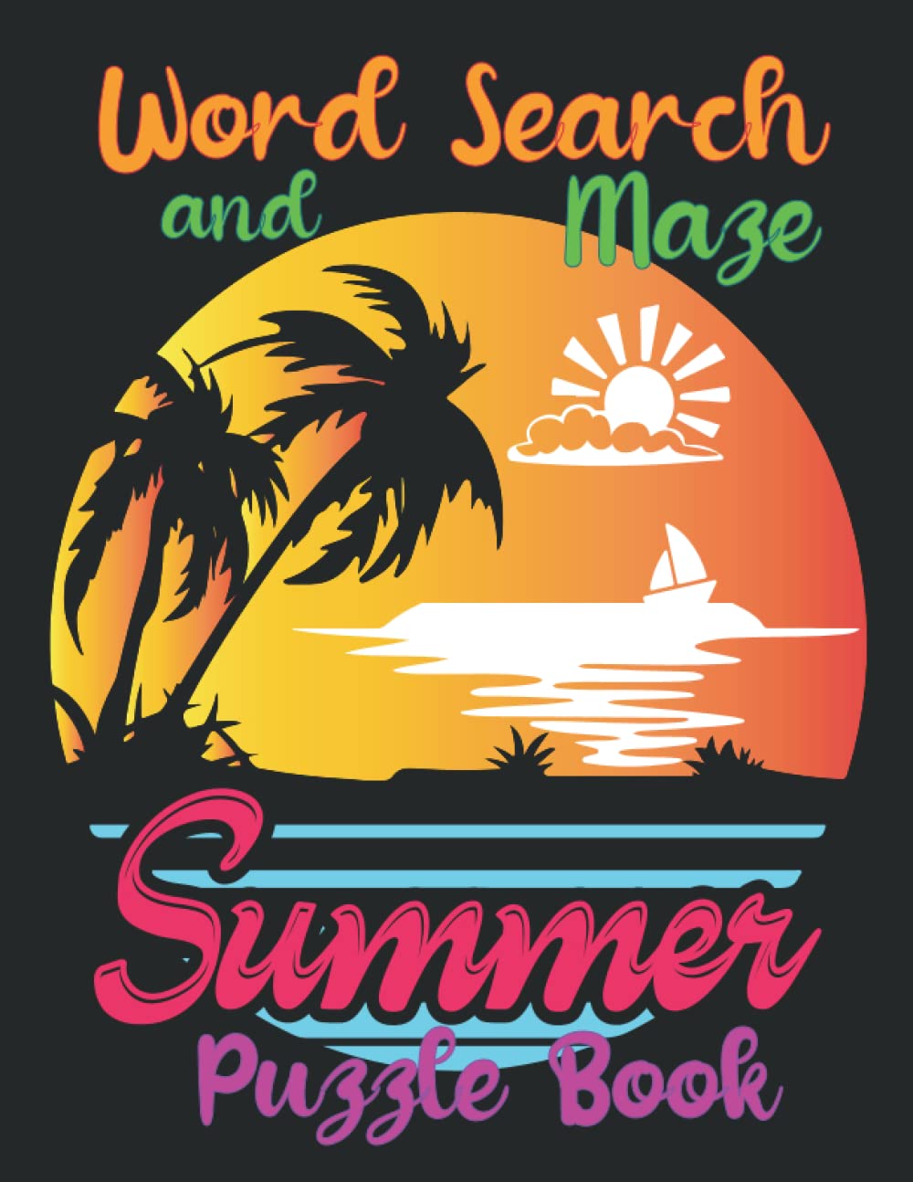 Summer Word Search And Maze Puzzle Book Word Search Maze | Desertcart INDIA