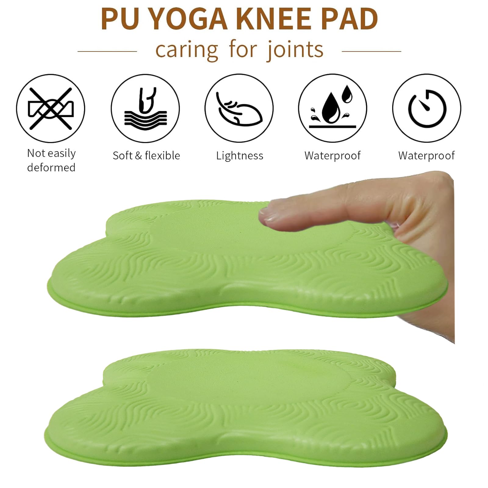 Snapklik.com : Yoga Knee Pads 2 Pack, Yoga Knee Cushion Thick, Exercise ...