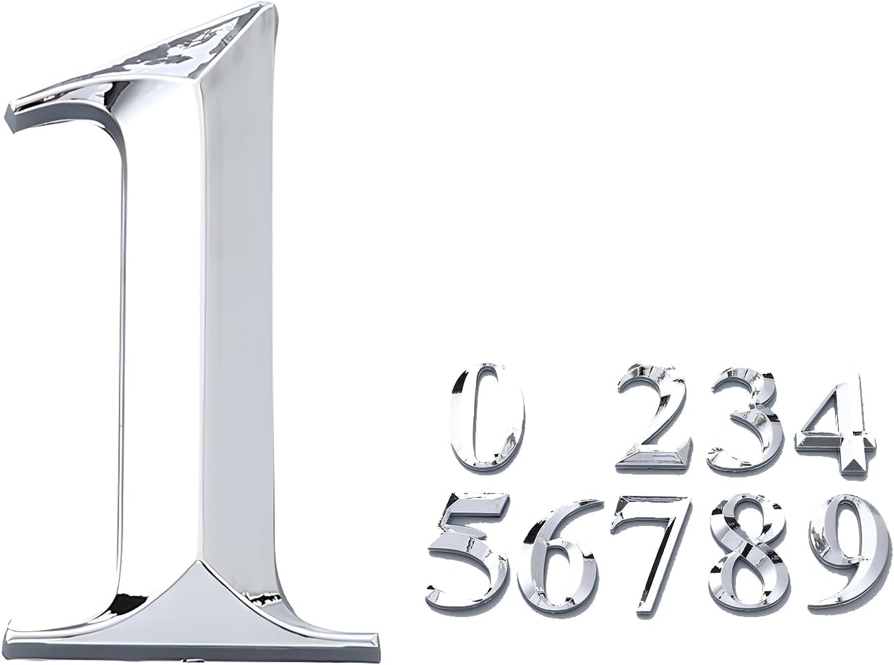 Amazon.com: 10pcs Metal Signs Metal Stickers Vintage Signs House Number ...