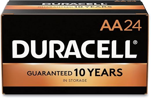 Amazon.com: Duracell Alkaline AA 24 Batteries Coppertop MN1500 ...