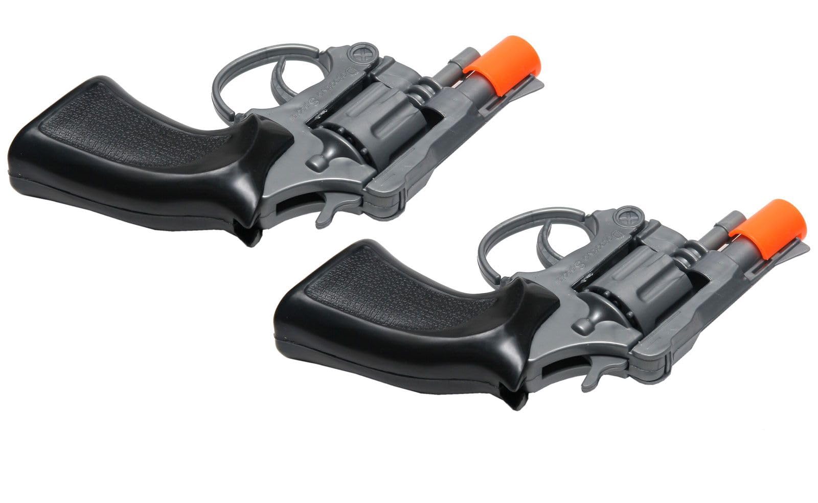Snapklik.com : Set Of 2 Police Style 38 Super 8 Shot Silver Cap Gun ...