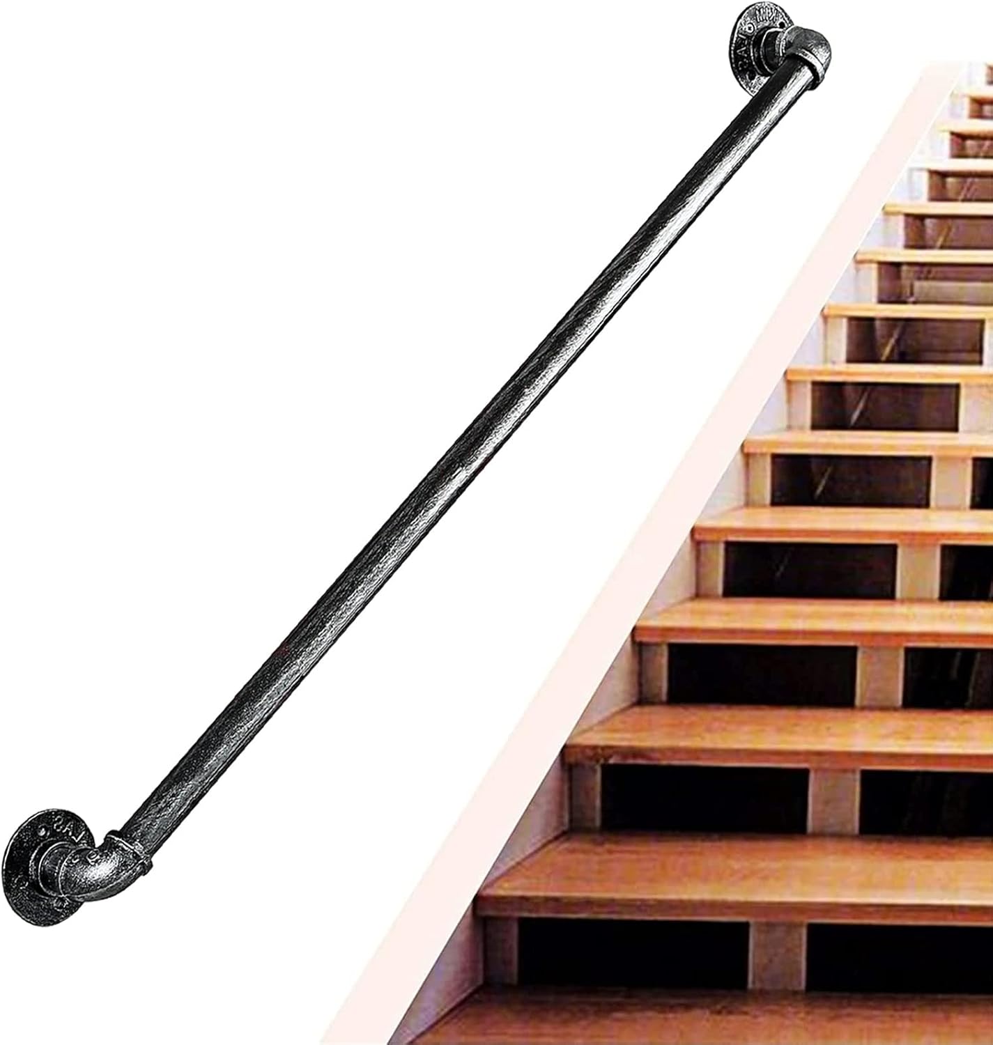 Handlauf zur Wandmontage, Handläufe für Treppen Innen Außen Rohr ...