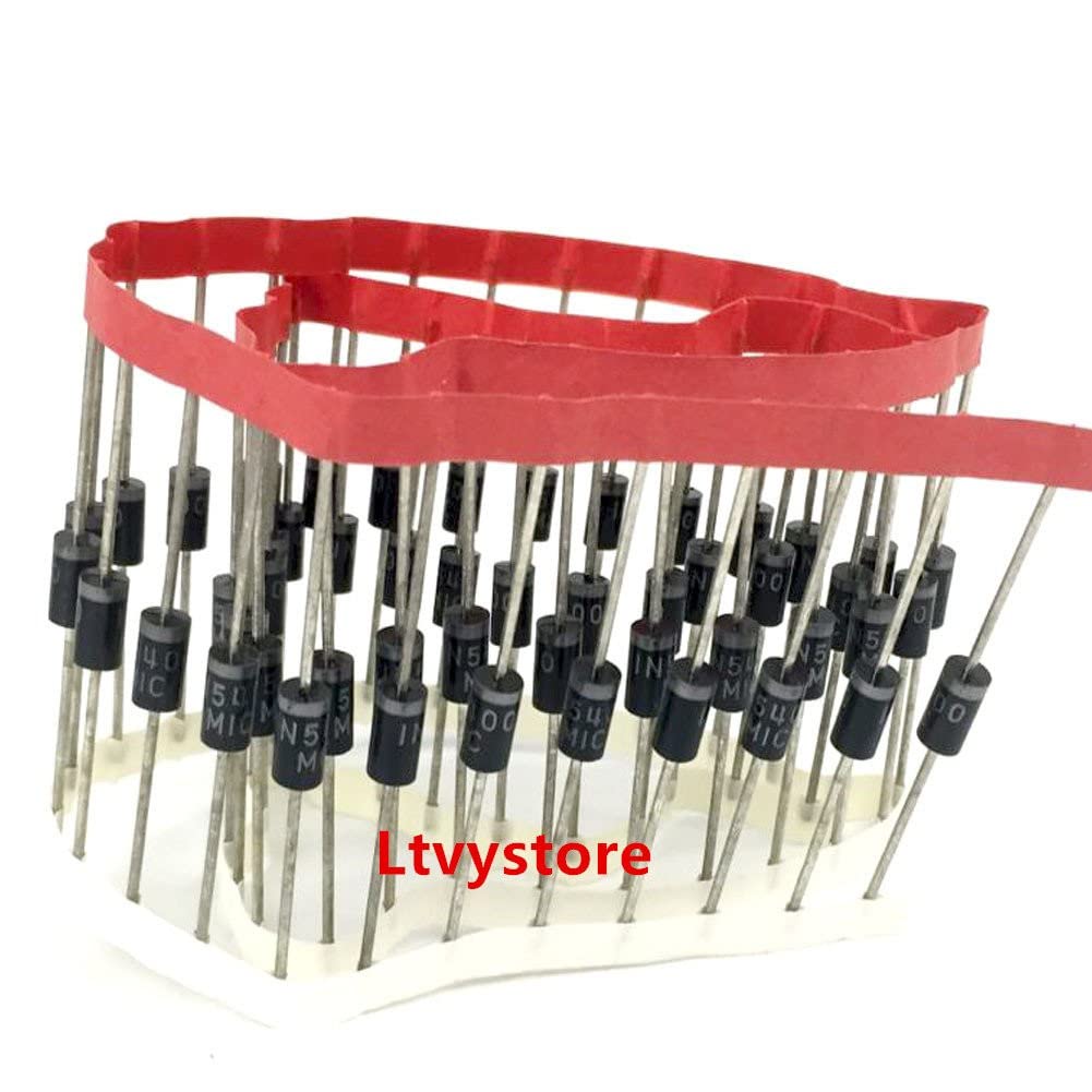 Amazon.com: Rectifier Diode, 1N5400 3A 50V Silicon Rectifier Diodes ...