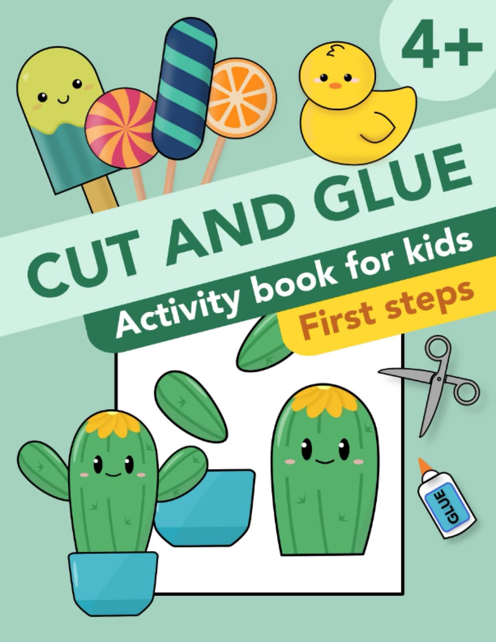 Cut And Glue First Steps Activity Book For Kids 4 | Desertcart INDIA