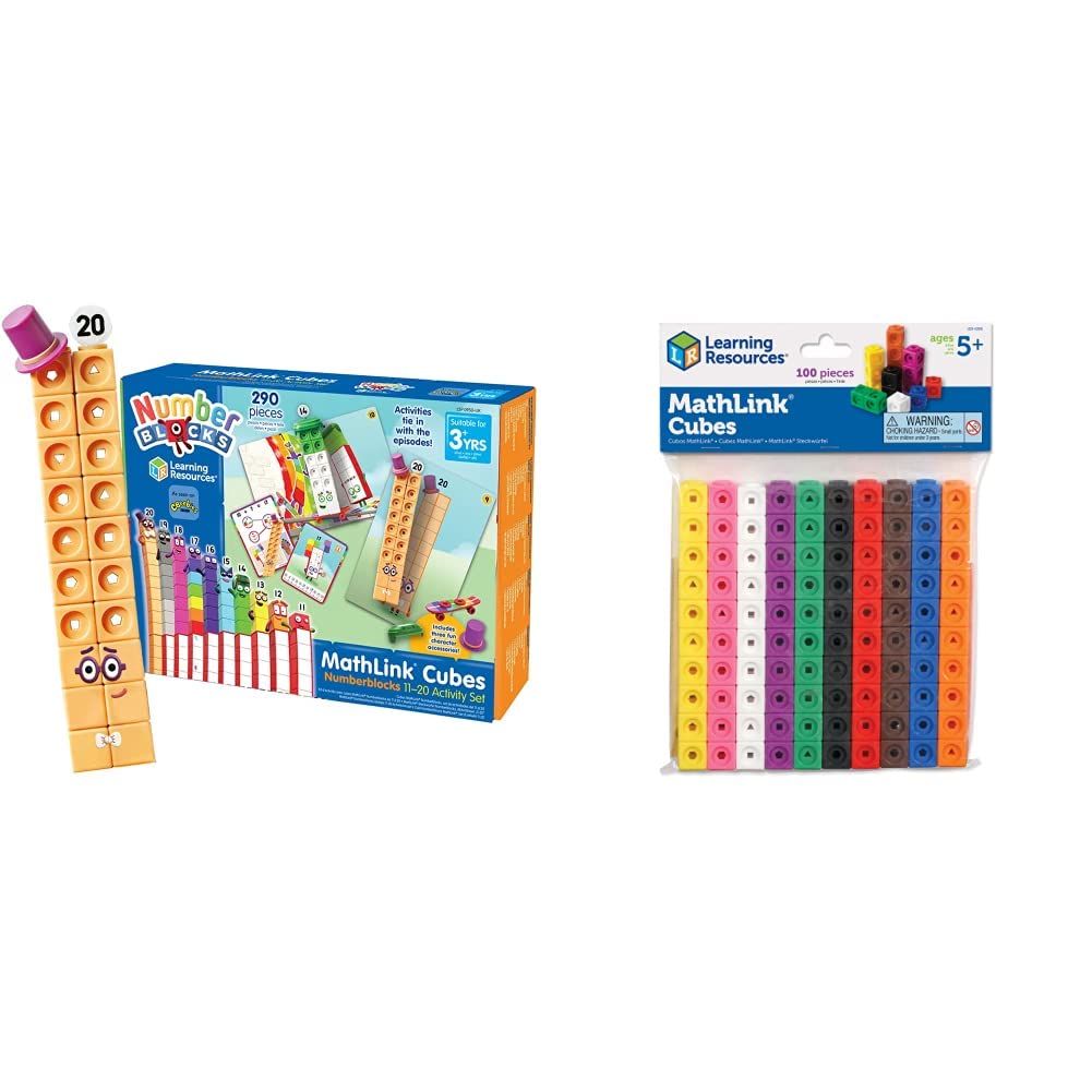 Buy Learning Resources Mathlink Cubes Numberblocks 11 20 Activity Set 30 Numberblocks