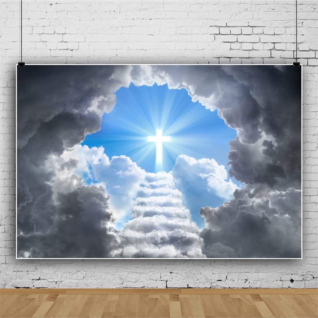 Heaven Backdrop Buy CSFOTO 8x8ft In Loving Memory Backdrop Theme ...