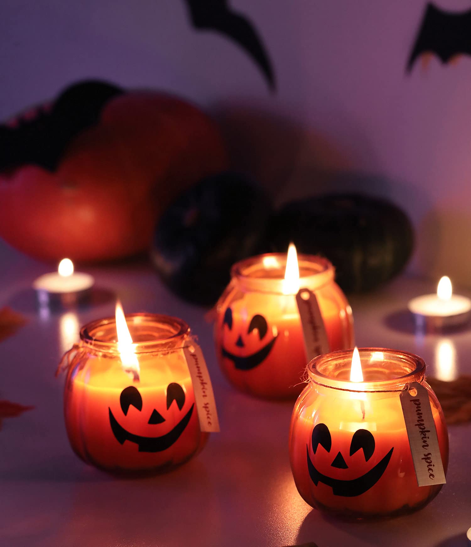 Fall Pumpkin Shaped Candle, Pumpkin Spice Scented Candle Fall ...