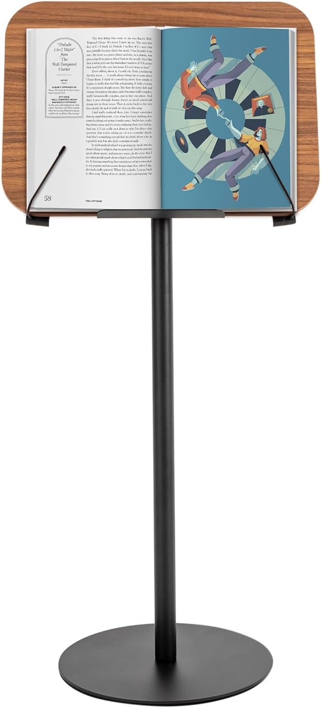 Amazon.com : Book Stand for Reading, Standing Laptop Hands Free ...