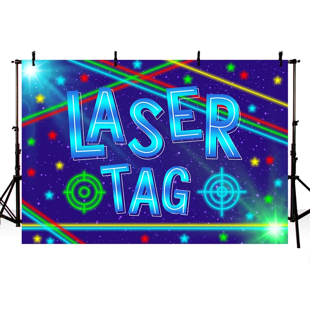 Laser Tag Party Background