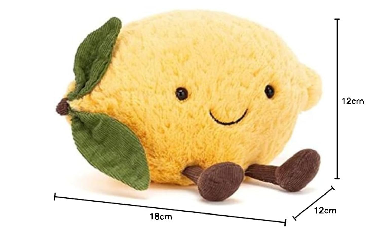 Jellycat Amuseable Small Lemon Plush Soft Toy : Amazon.co.uk: Toys & Games