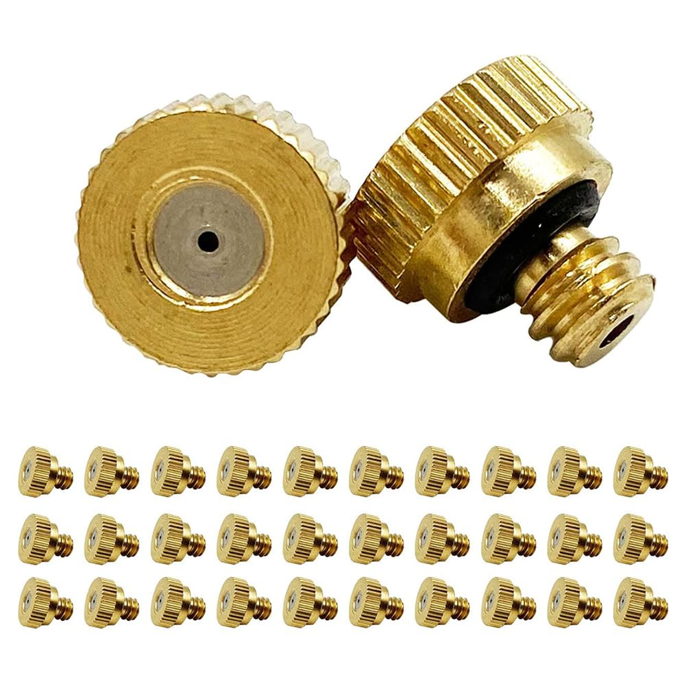 Amazon.com: FASHIIROW Threaded UNC 10/24 Brass Atomizing Nozzle Low ...