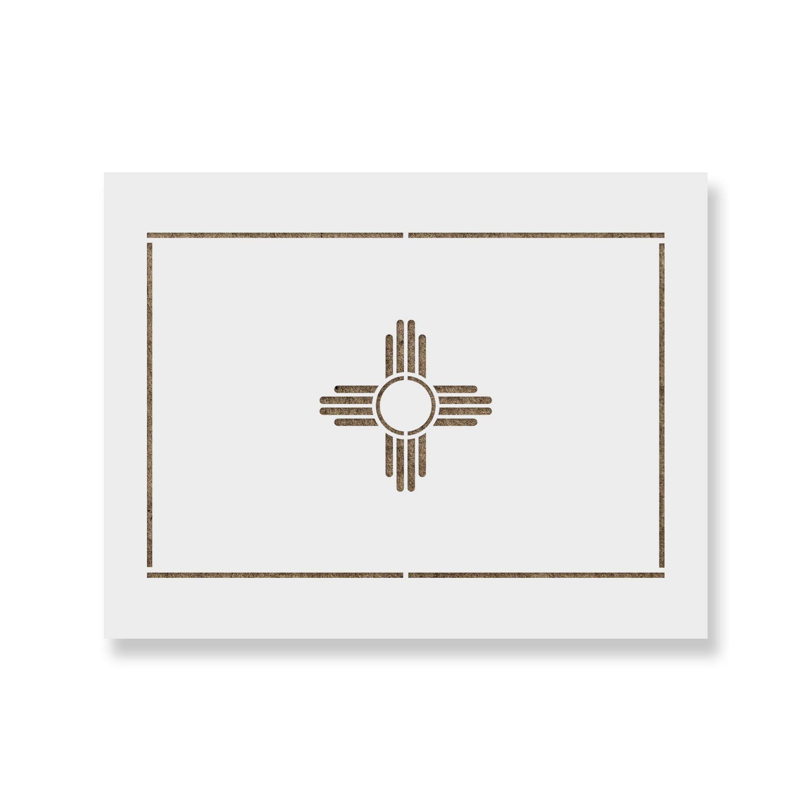 Amazon.com: New Mexico State Flag Stencil - Templates, Stencil ...
