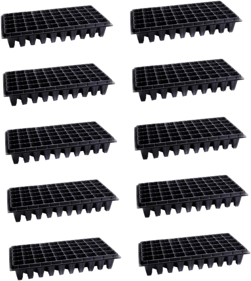 Amazon.com : Toddmomy 10pcs 50 50 Hole Tray Plug Tray Indoor Grow Plant ...