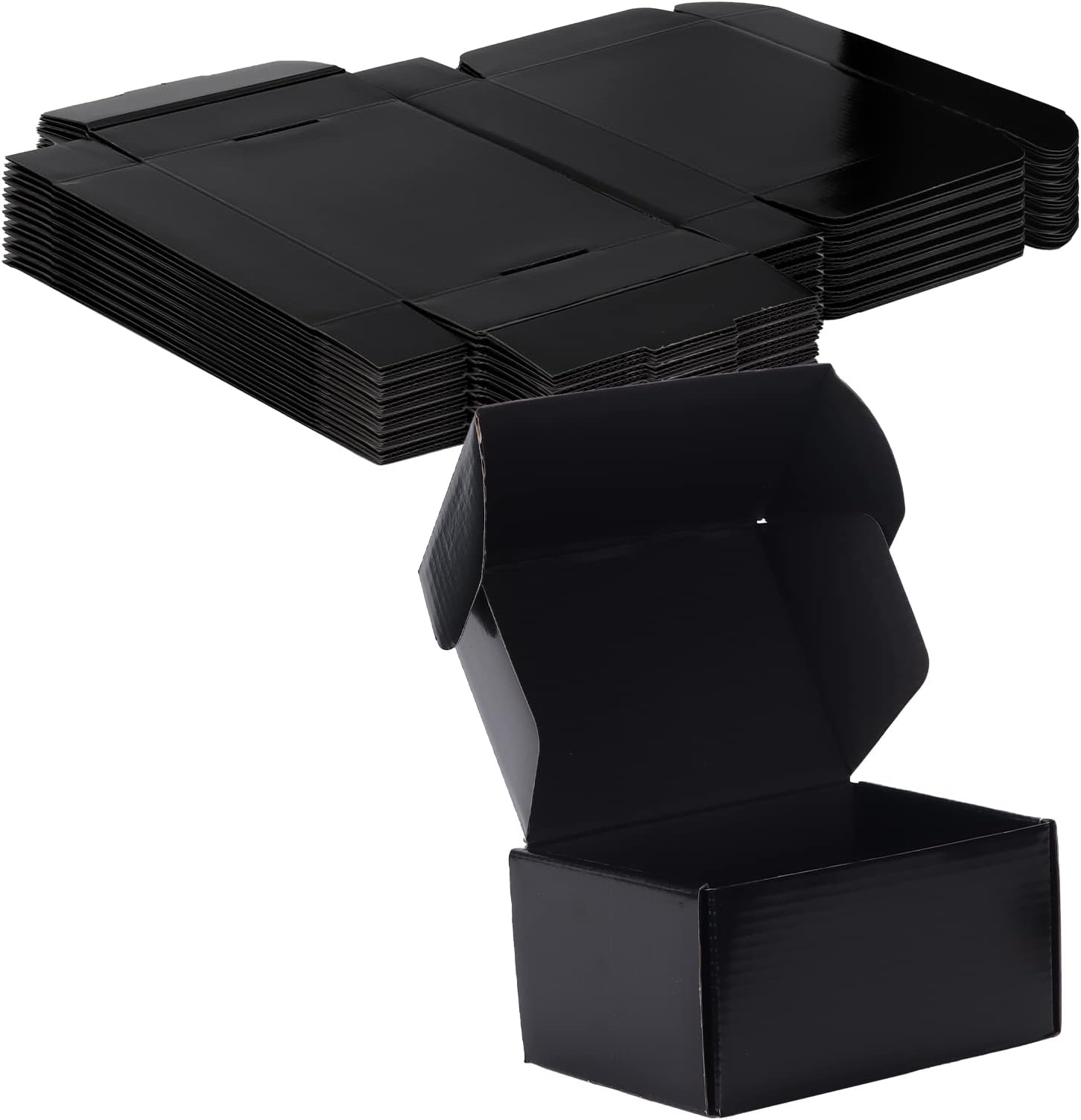 Amazon.com: VANKUTL 25 Pack - 9x6x4 Inches Black Shipping Boxes for ...