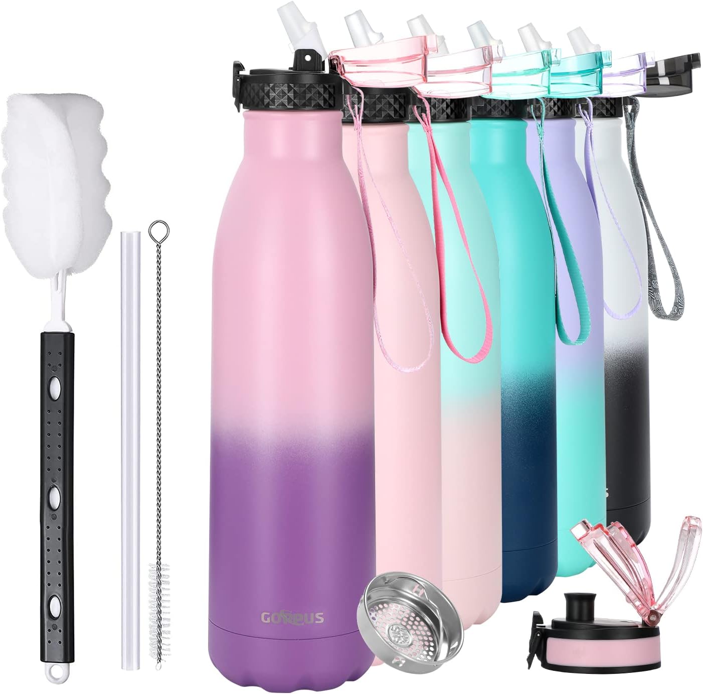 Amazon.com: GOPPUS 60 OZ BPA Free Stainless Steel Vacuum Insulated ...