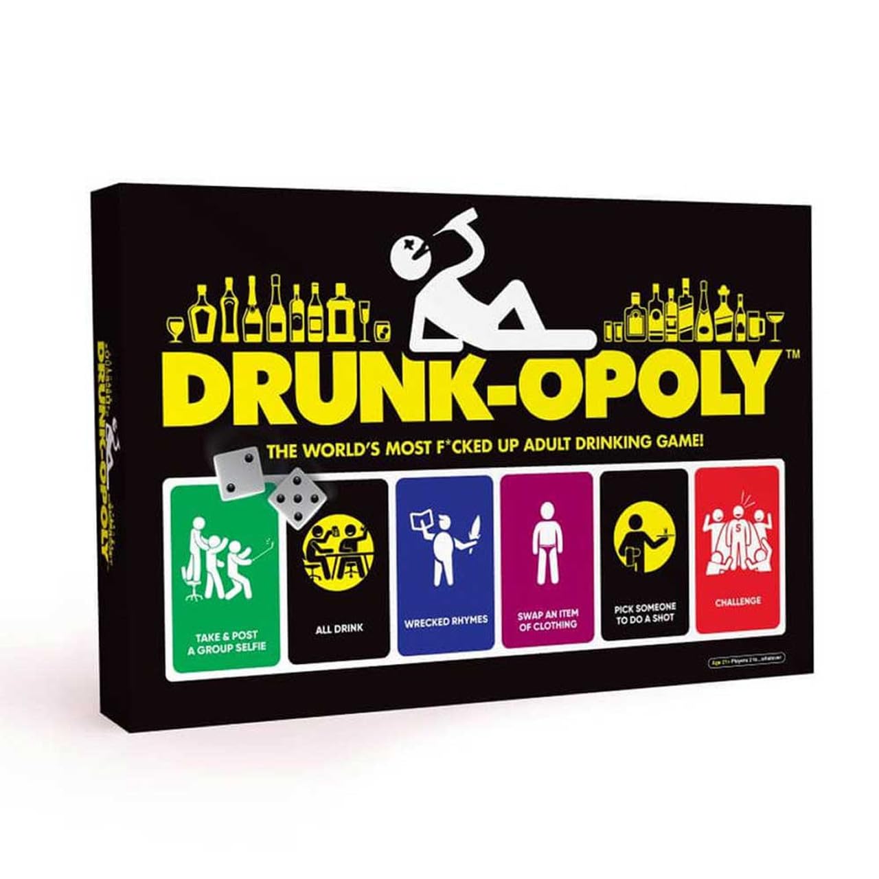 IMAGINATION GAMING Drunk-opoly Adult Board Drinking Game, Outrageous ...