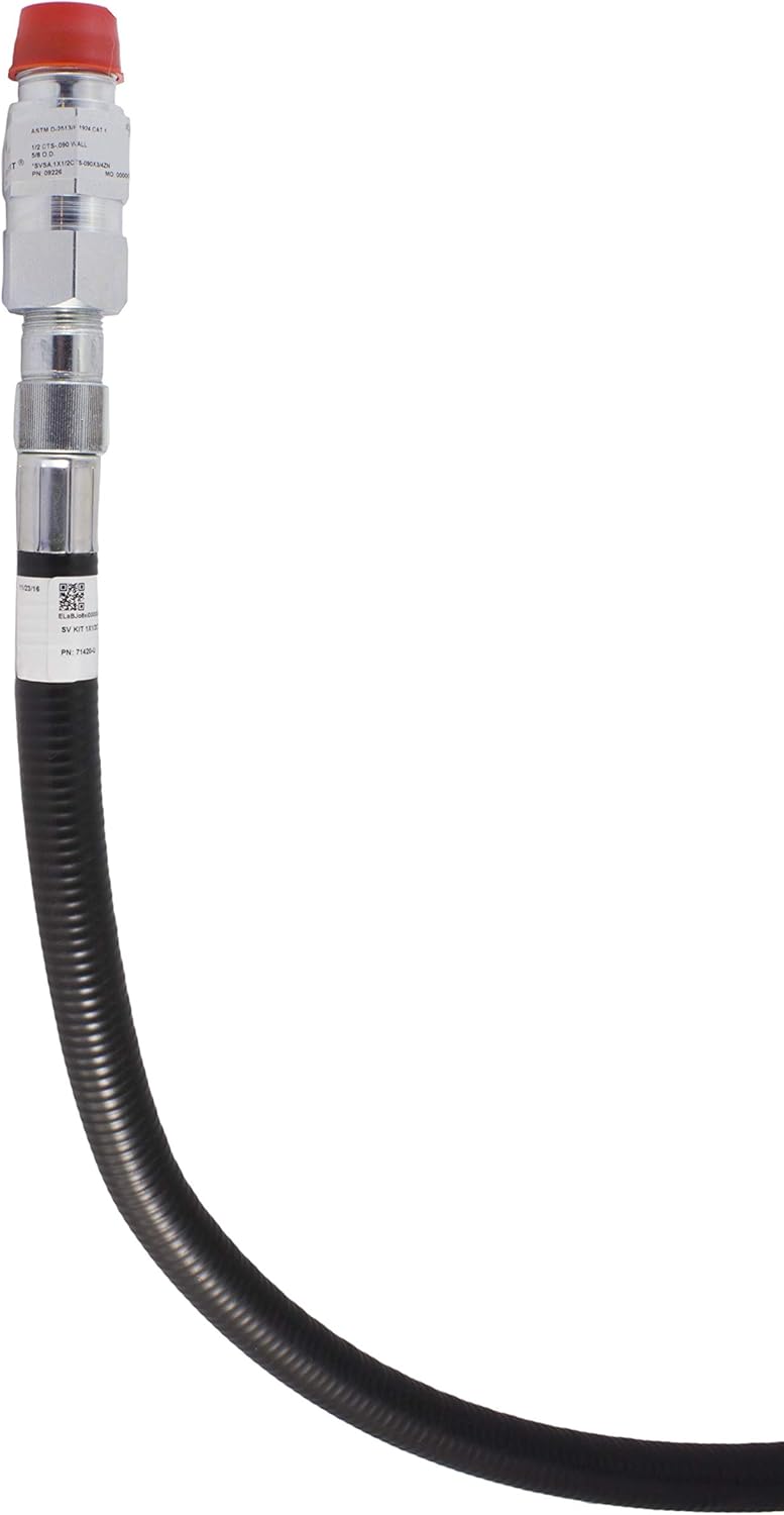 Amazon.com: 36" Elster Natural Gas Flex Riser Servi-Sert 1" NPT x 1/2 ...