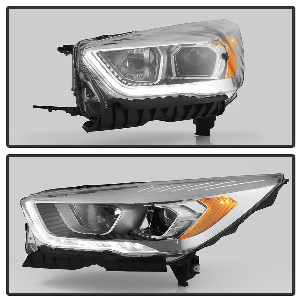 Snapklik.com : For 2017 2018 2019 Ford Escape Chrome Bezel Halogen Type ...