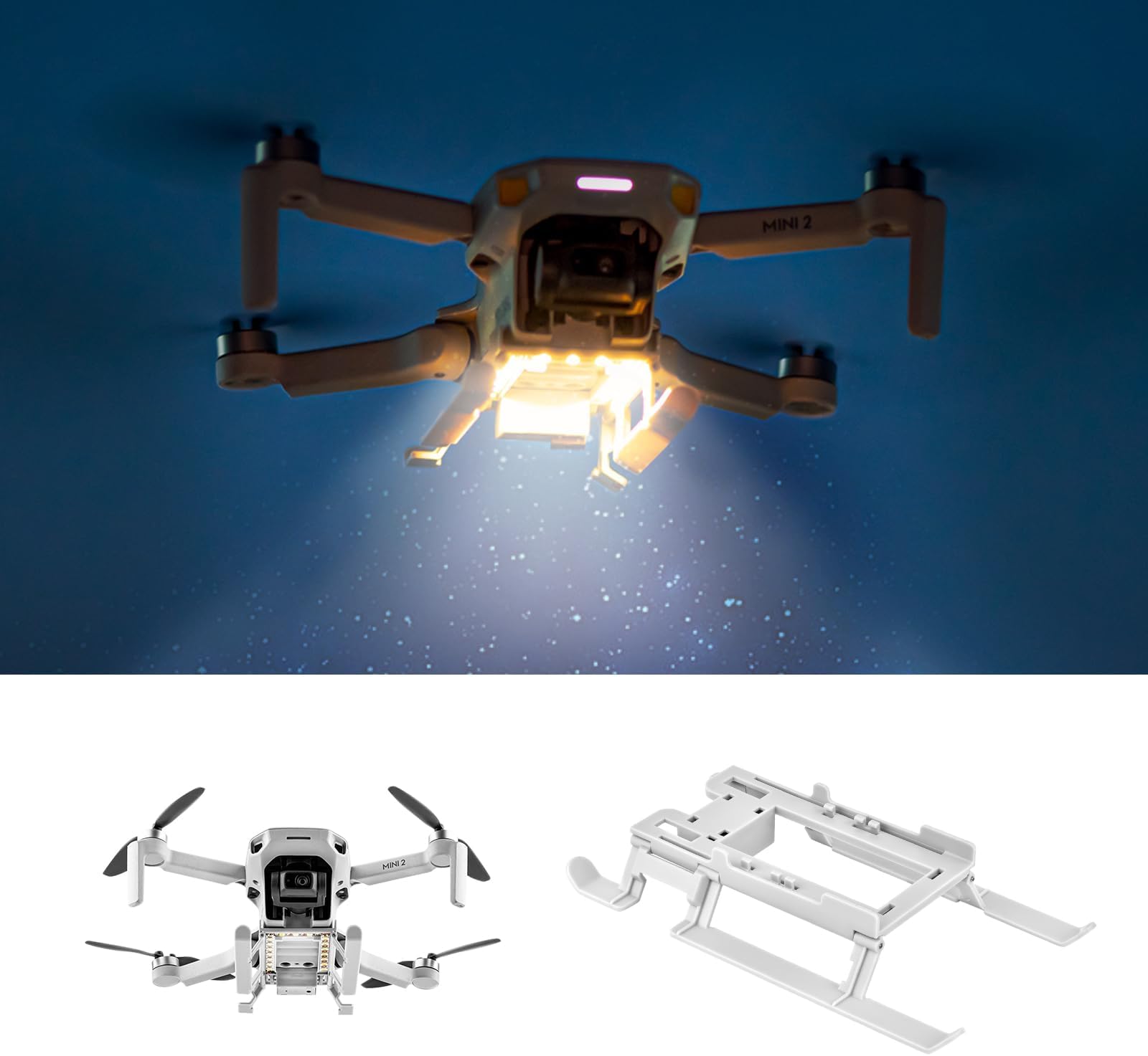 Amazon.com: Mavic Mini 2 Light Landing Gear, Folding Landing Gear with ...