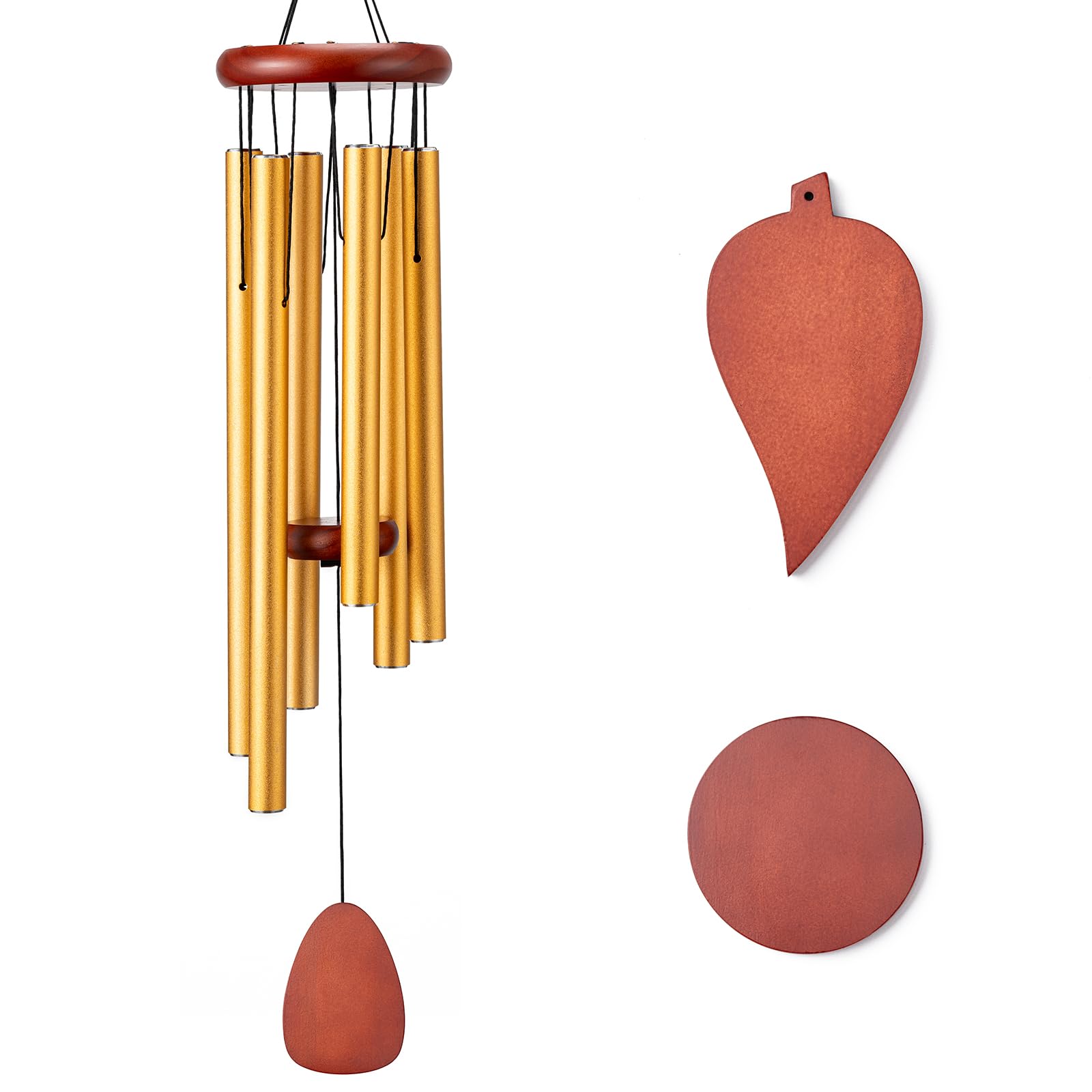 Amazon.com : Husfunov 37" Large Aluminium Wind Chimes for Outside, Home ...