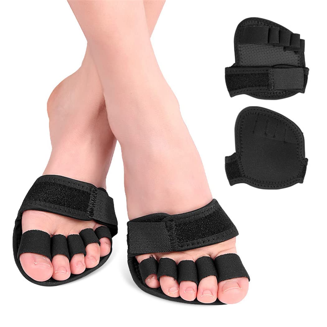 Amazon.com: Metatarsal Foot Pads, 1 Pair Adjustable Open Five-Toes ...