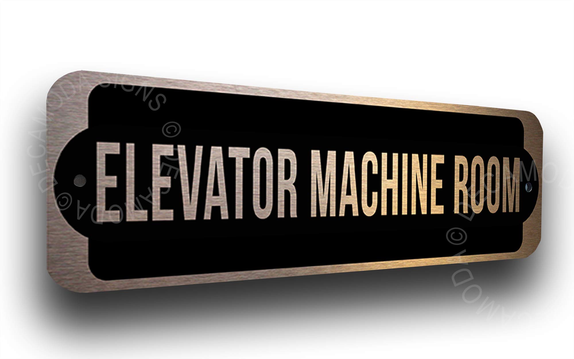 Buy Deca Moda Elevator Machine Room Door Sign, Signs for Business, Door ...