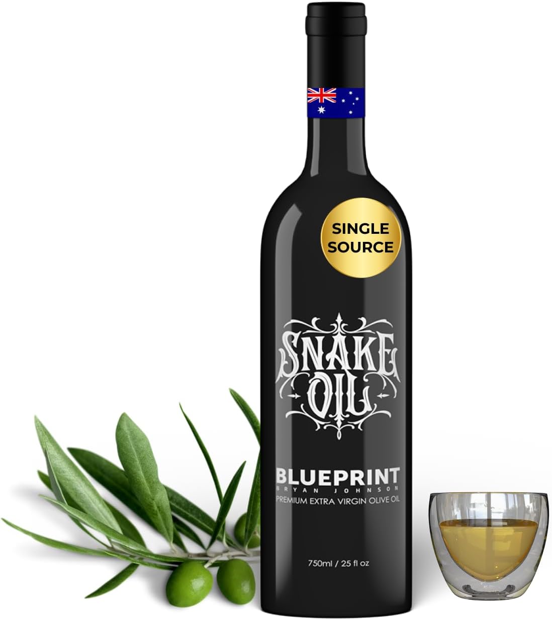 Blueprint Bryan Johnson Extra Virgin Olive Oil - Cold Pressed ...