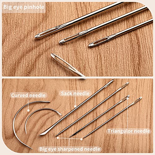 Leather Waxed Thread, 250M Sewing Waxed Thread Cord with Heavy Duty ...