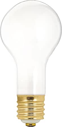 Satco S1825 Mogul Base Light Bulb, 50/100/150 Watts, 120 Volts, 550 ...