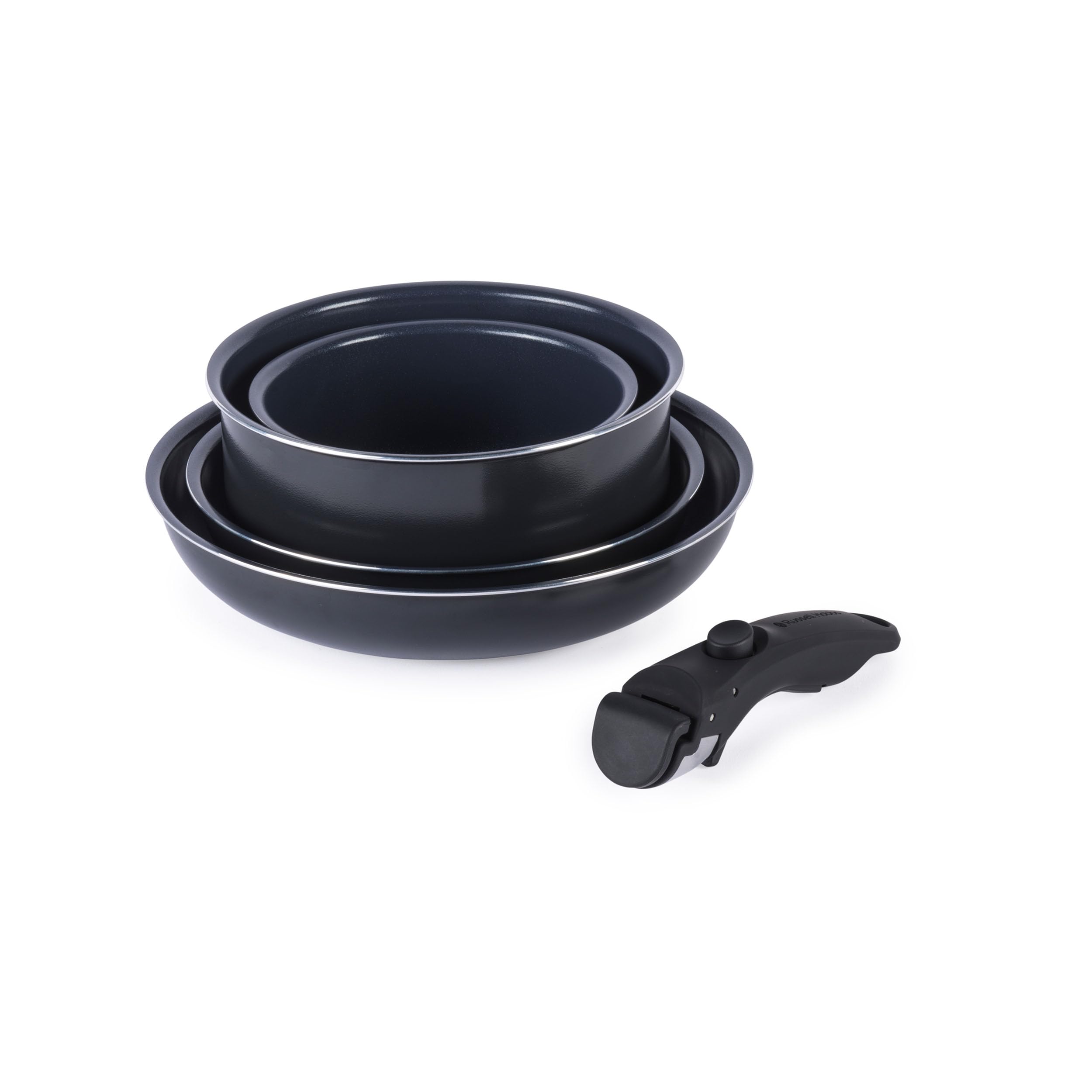 Russell Hobbs RH03319EU7 Smart Clip Pot and Pan Set – 5 Piece Ceramic ...