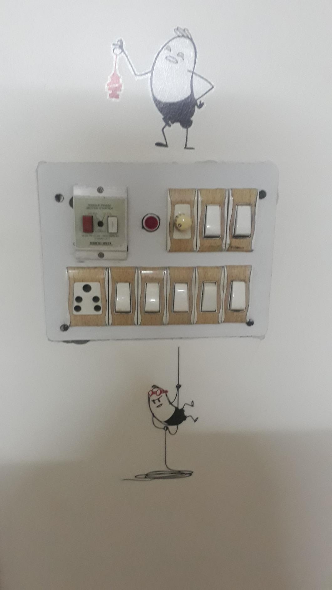 Decals Creation™ Wall Stickers Switch Stickers Light Switches Wall Art ...